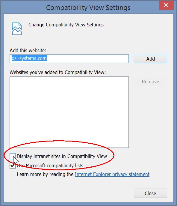 Intranet Compatibility View Mode